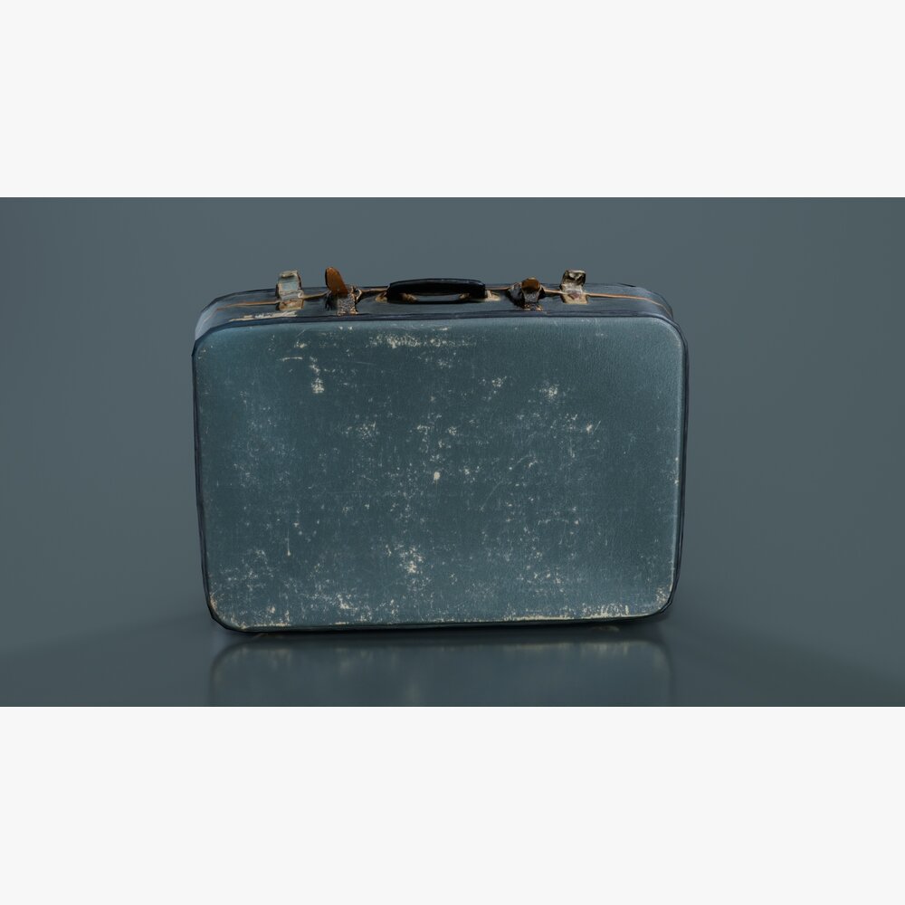 Vintage Suitcase 1 3D 모델 - 다운로드 가방 on 3DModels.org