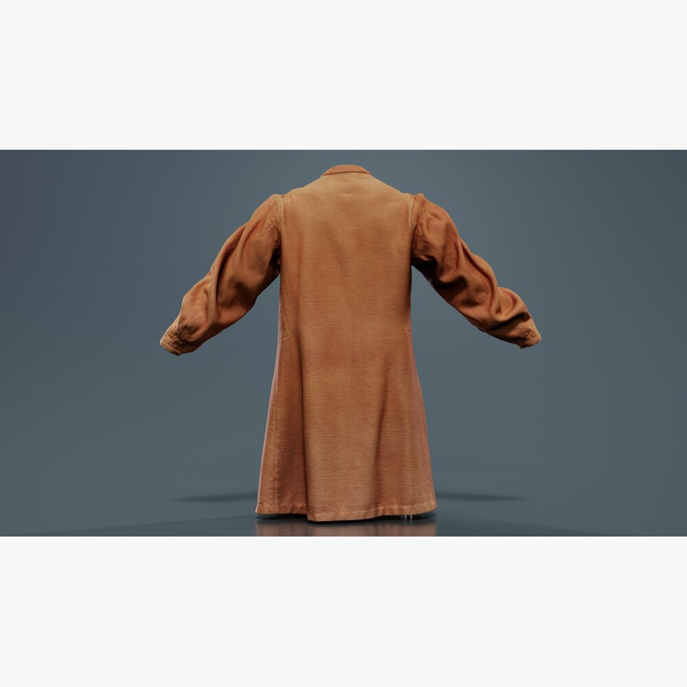 Vintage Soldier Robe 3D model - Download Coats on 3DModels.org
