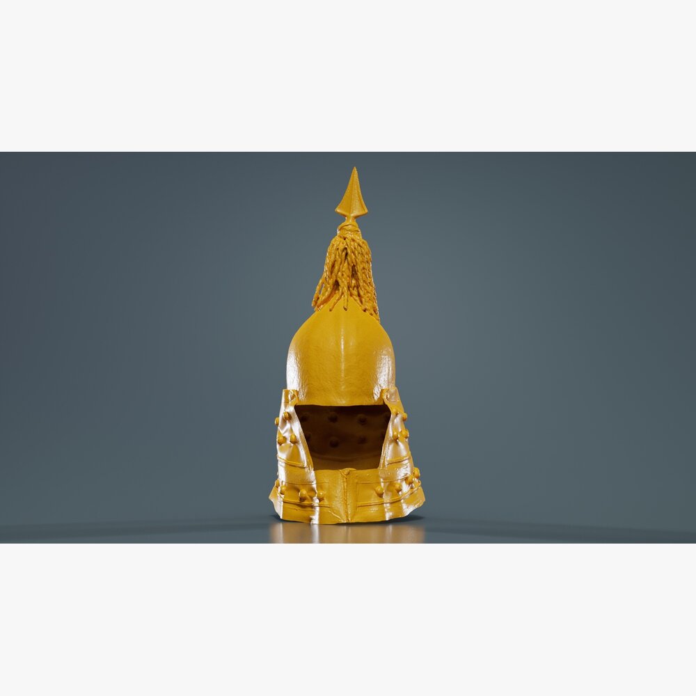 Chinese Warrior Helmet 3D model - Download Armor on 3DModels.org