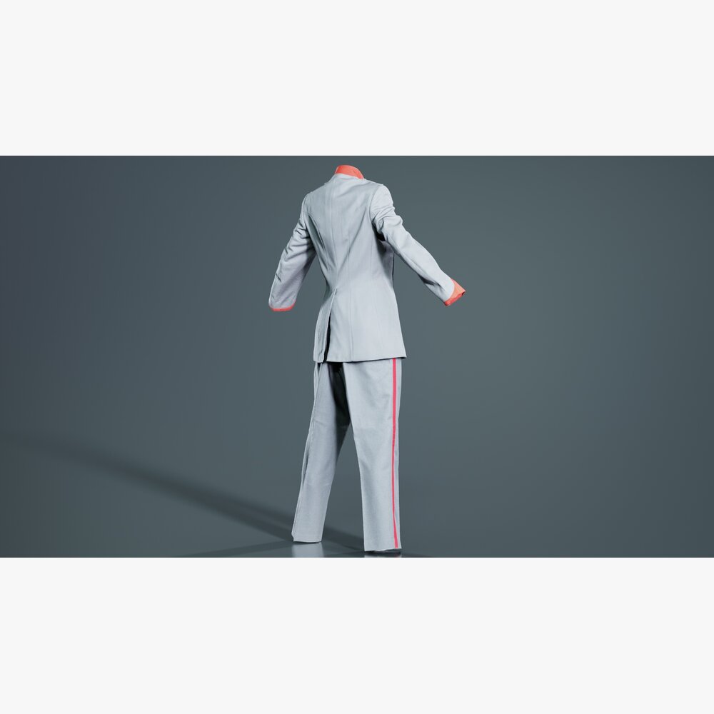 Conductor Uniform 3D model - Download Suits on 3DModels.org