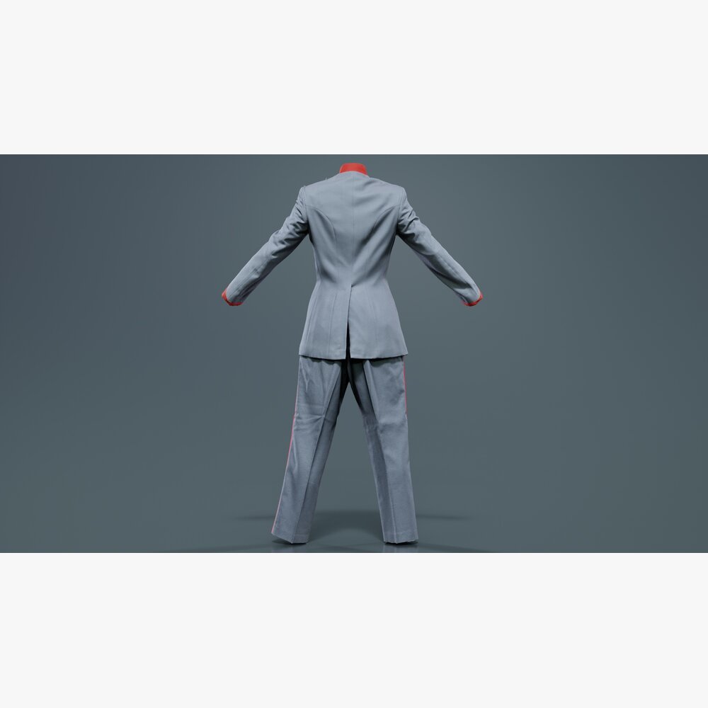 Conductor Uniform 3D model - Download Suits on 3DModels.org