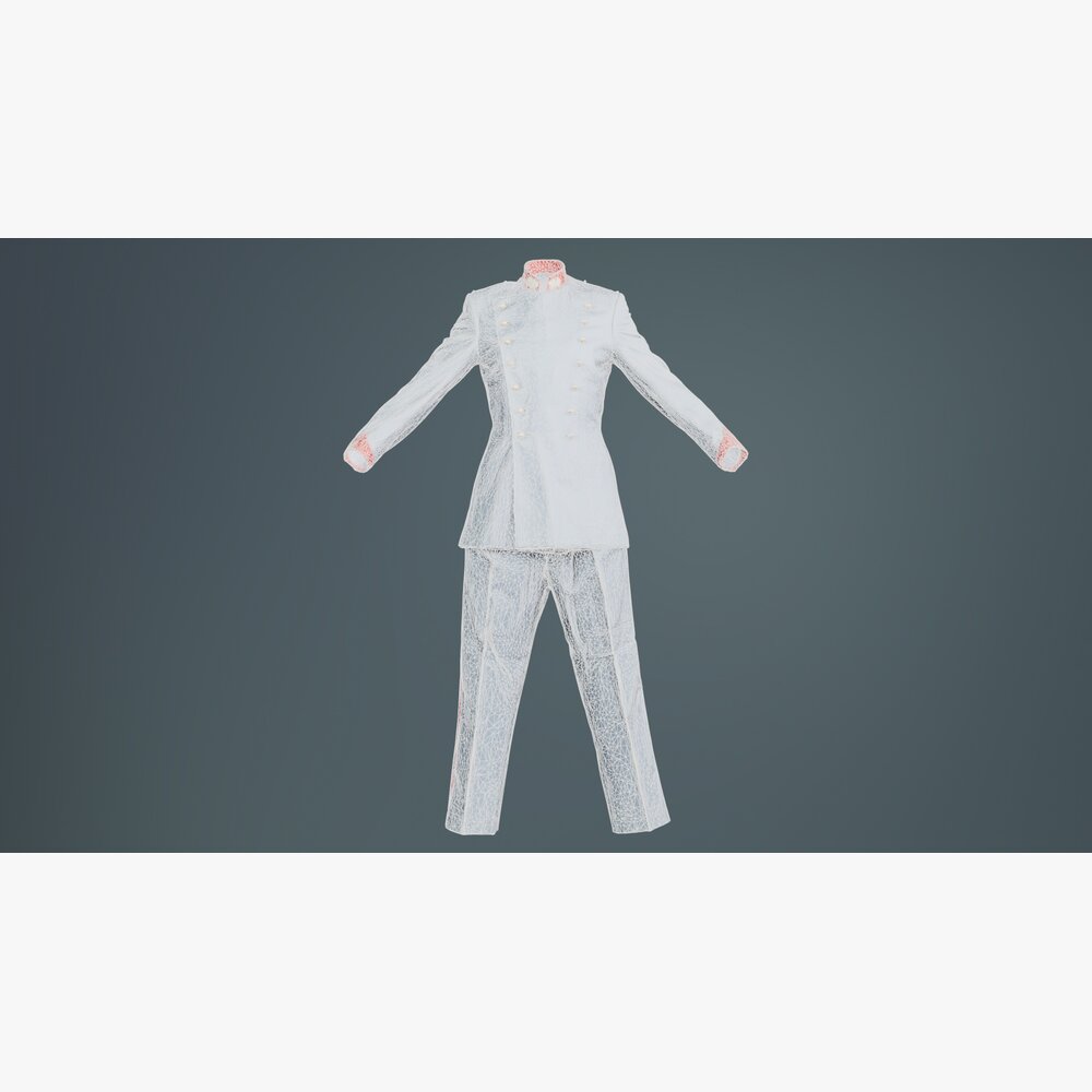 Conductor Uniform 3D model - Download Suits on 3DModels.org