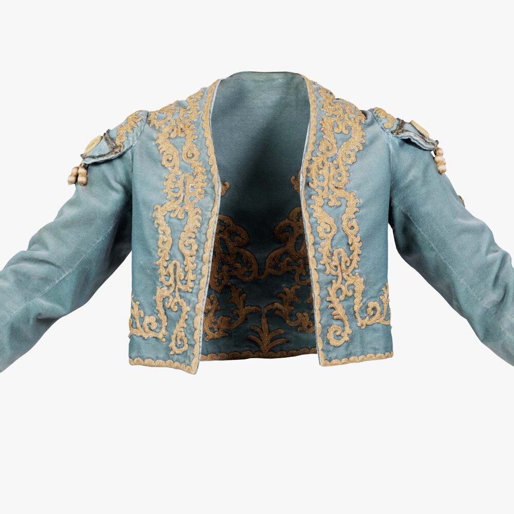 Elegant Embroidered Bolero Jacket 3D model - Download Suits on 3DModels.org