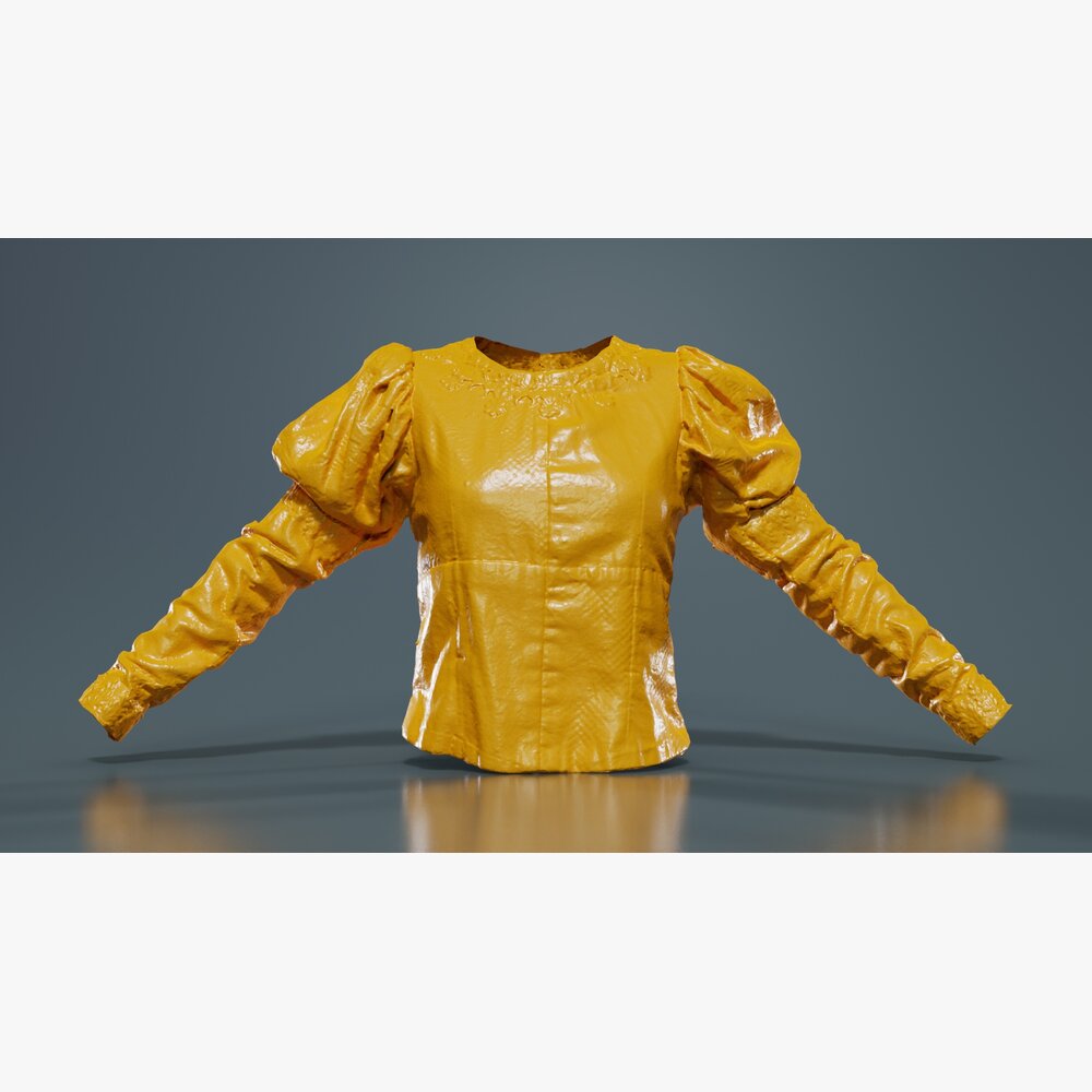 Knight Puff Top 3D model - Download Suits on 3DModels.org