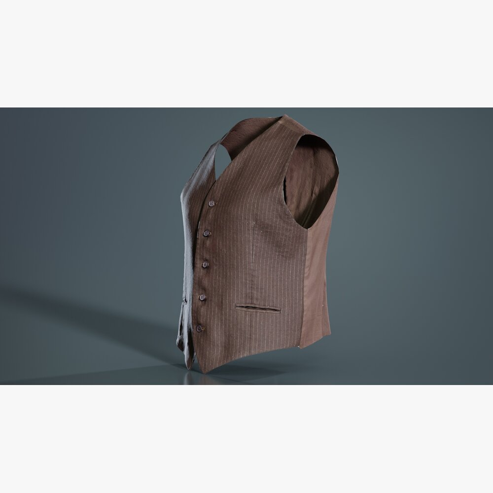 Peaky Blinders Gilet 3D model - Download Suits on 3DModels.org