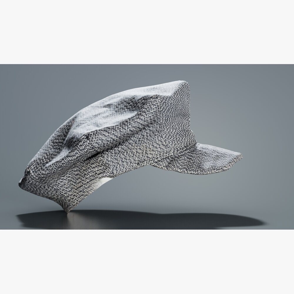 Peaky Blinders Hat B Up 3D model - Download Hats on 3DModels.org