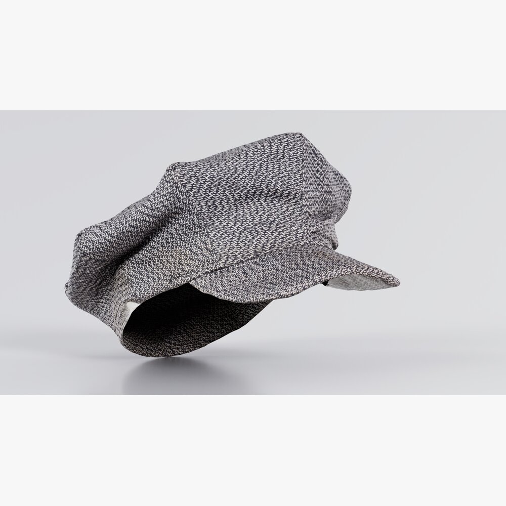 Peaky Blinders Hat B Up 3D model - Download Hats on 3DModels.org