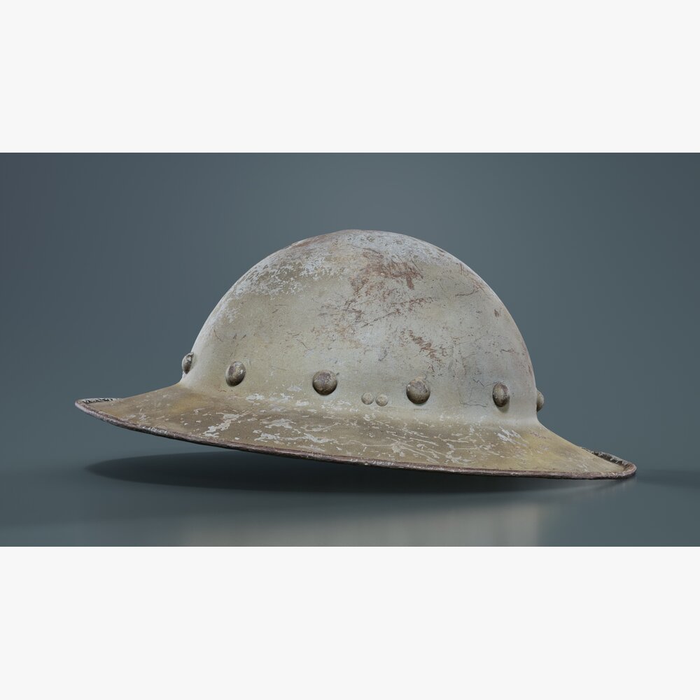 Rustic Perforated Metal Hat 3D model - Download Armor on 3DModels.org
