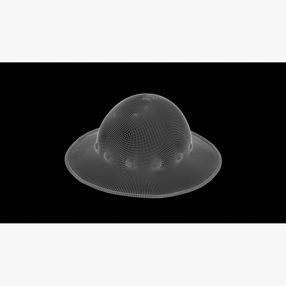 Rustic Perforated Metal Hat 3D model - Download Armor on 3DModels.org