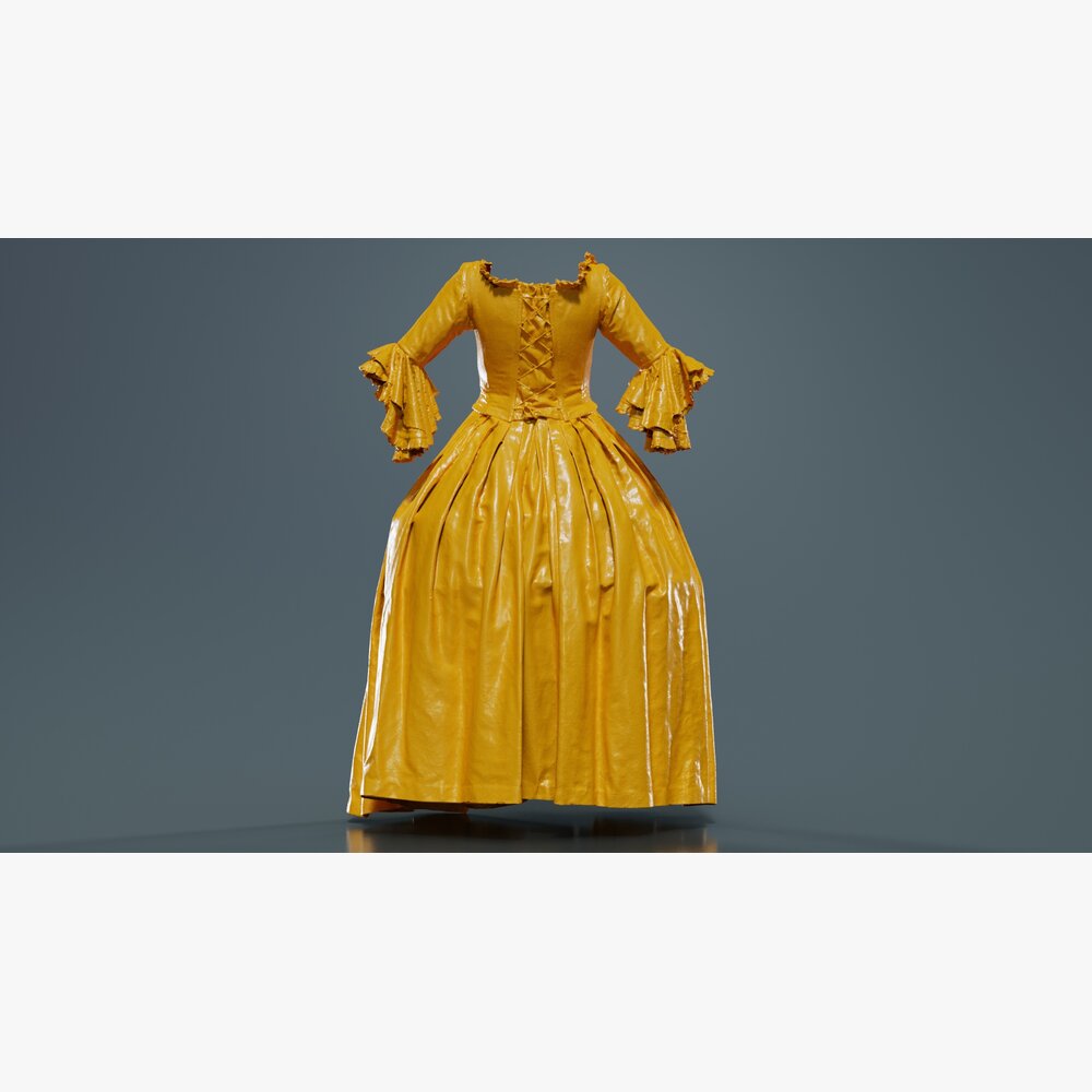Petal Dress 3D模型 - 下载 连衣裙 on 3DModels.org