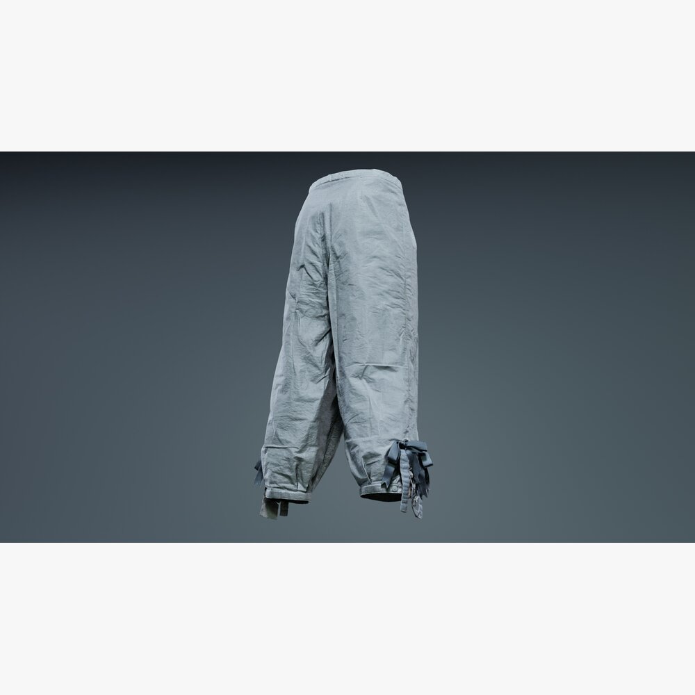 Prince Trousers Long 3D model - Download Trousers on 3DModels.org