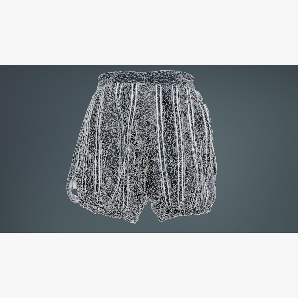 Prince Trousers Short 3D model - Download Trousers on 3DModels.org