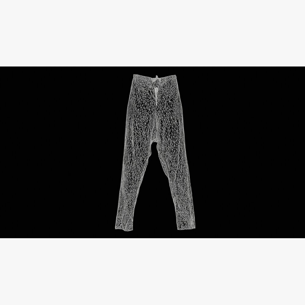 Rags Trousers 3D model - Download Trousers on 3DModels.org