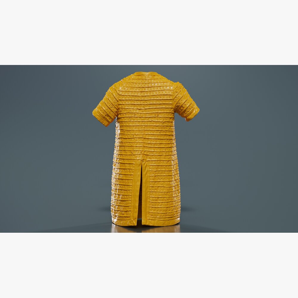 Traditional Embroidered Garment Ring Armor 3D model - Download Armor on ...
