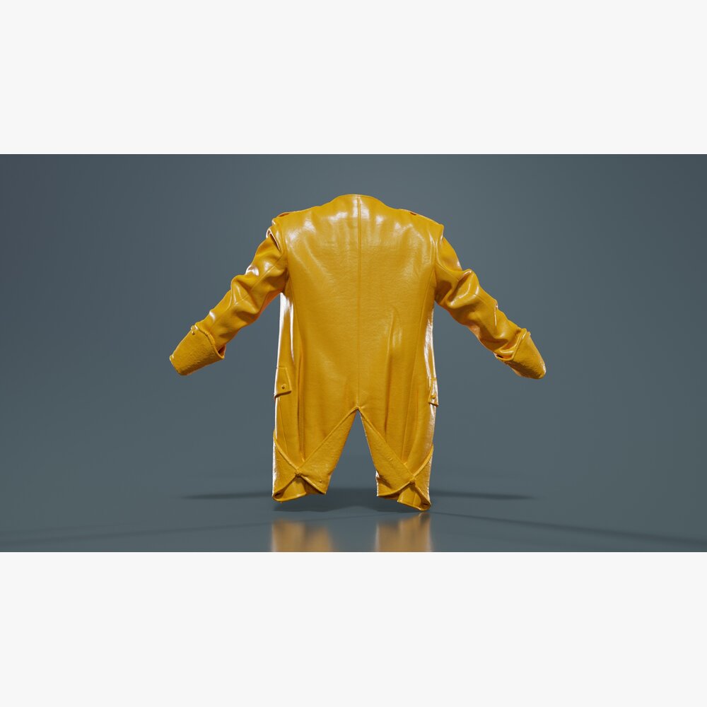 Historical Military-Style Coat 3D model - Download Coats on 3DModels.org