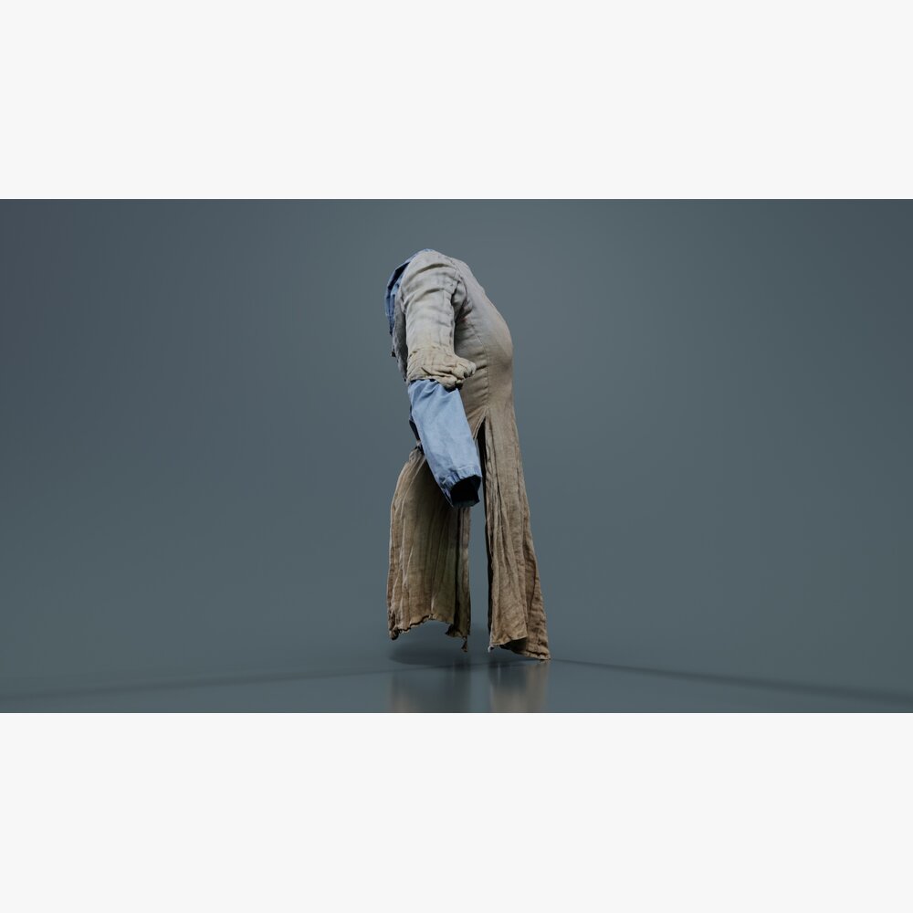Vagabond Rags Costume 3D model - Download Suits on 3DModels.org