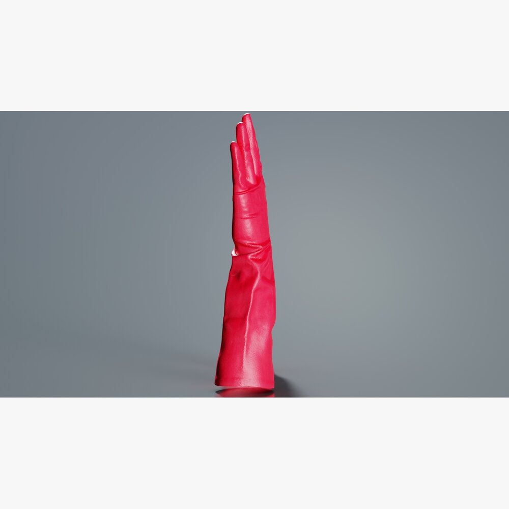 Elbow Length Latex Gloves Modelo 3D - Descargar Accesorios on 3DModels.org