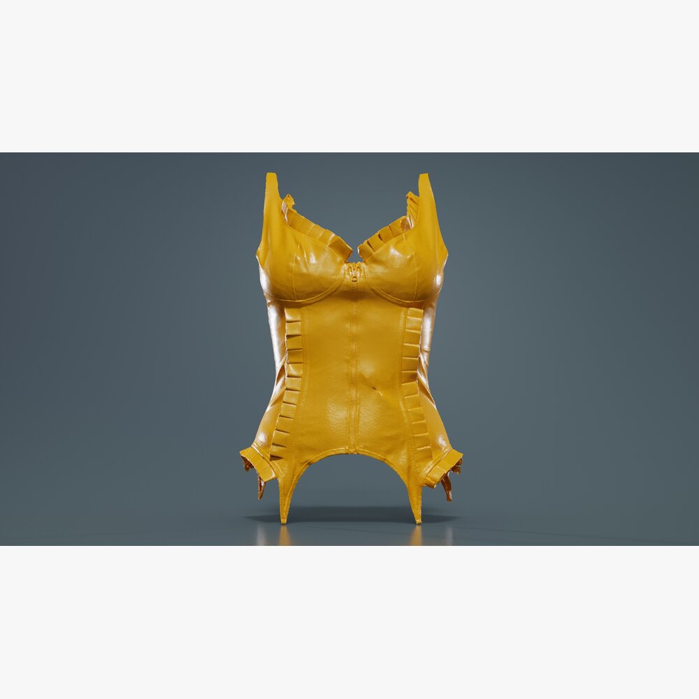 Fringe Corset 3D model - Download Shirts on 3DModels.org