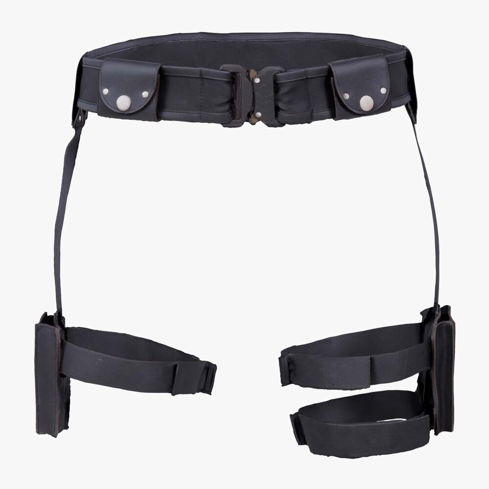 Gun Belt 3D model - Download Accessories on 3DModels.org