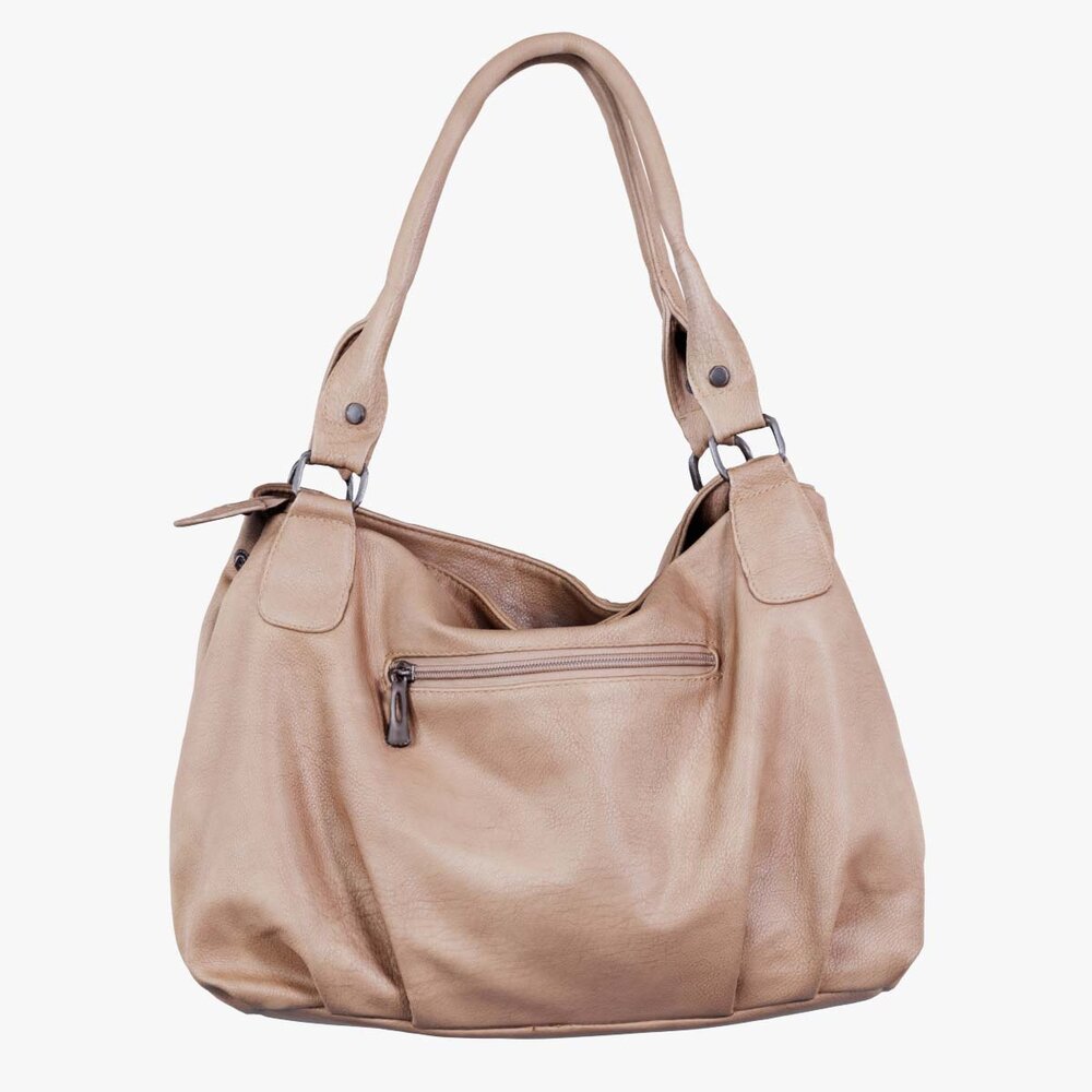 Light Brown Leather Handbag 3D model - Download Bags on 3DModels.org