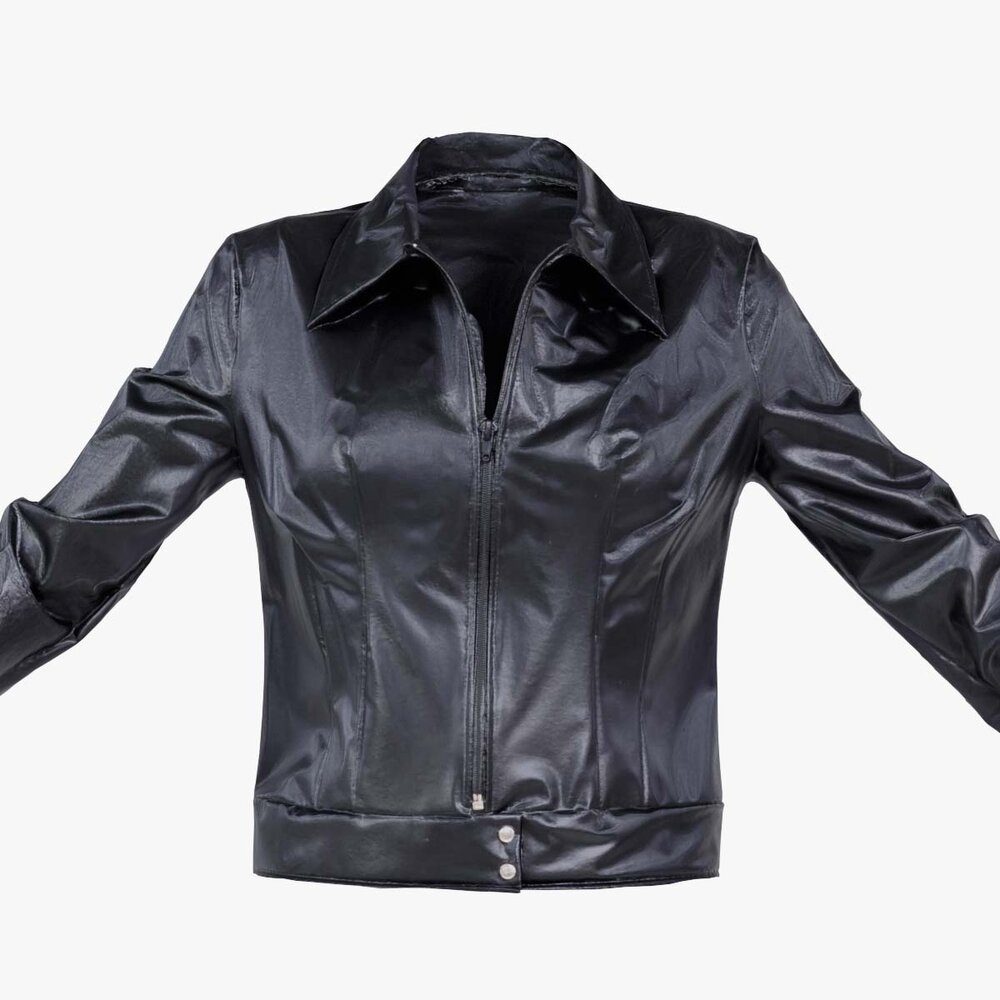 Stylish Black Jacket 3D model - Download Coats on 3DModels.org