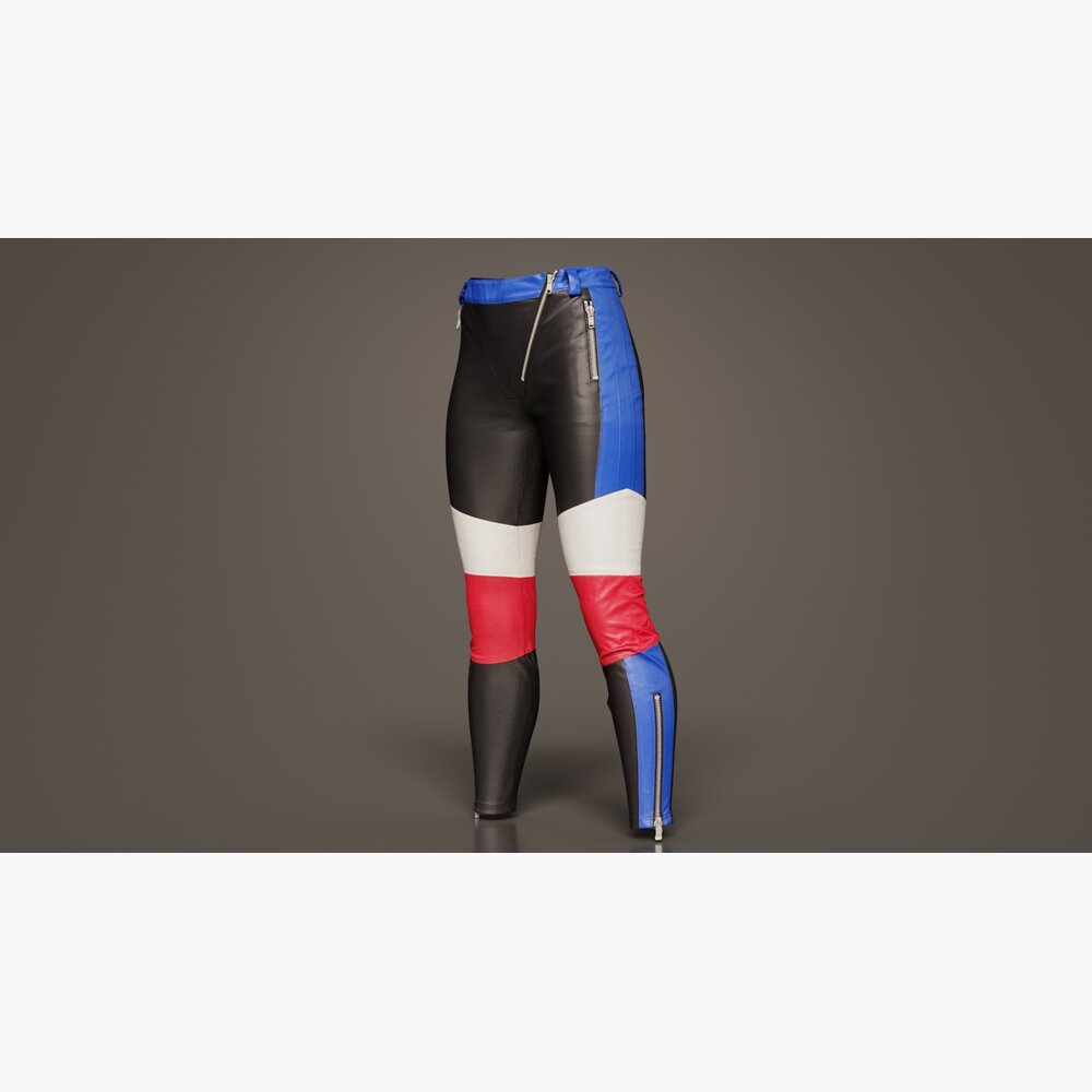 French Leather Trousers 3D model - Download Trousers on 3DModels.org