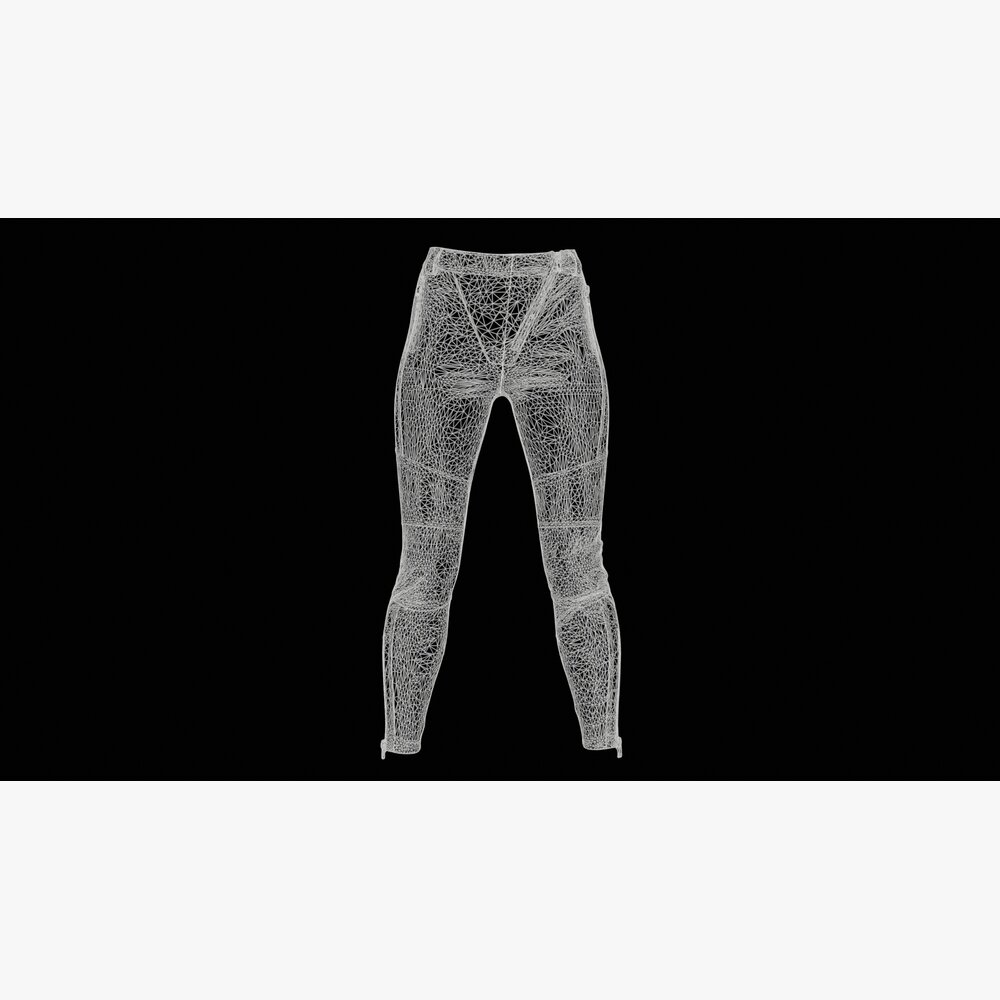 French Leather Trousers 3D model - Download Trousers on 3DModels.org