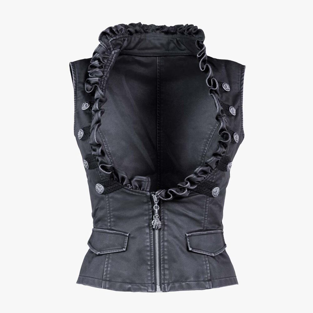 Frils Leather Vest 3D model - Download Shirts on 3DModels.org