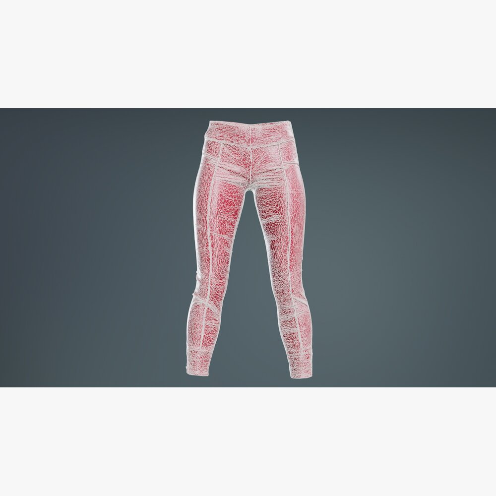 Frontal Detail Leather Trousers 3D model - Download Trousers on ...
