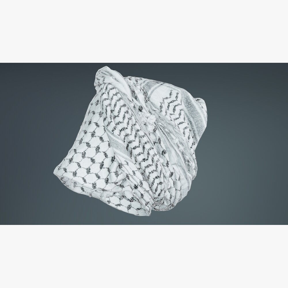 Headscarf Surrounded 3D model - Download Accessories on 3DModels.org