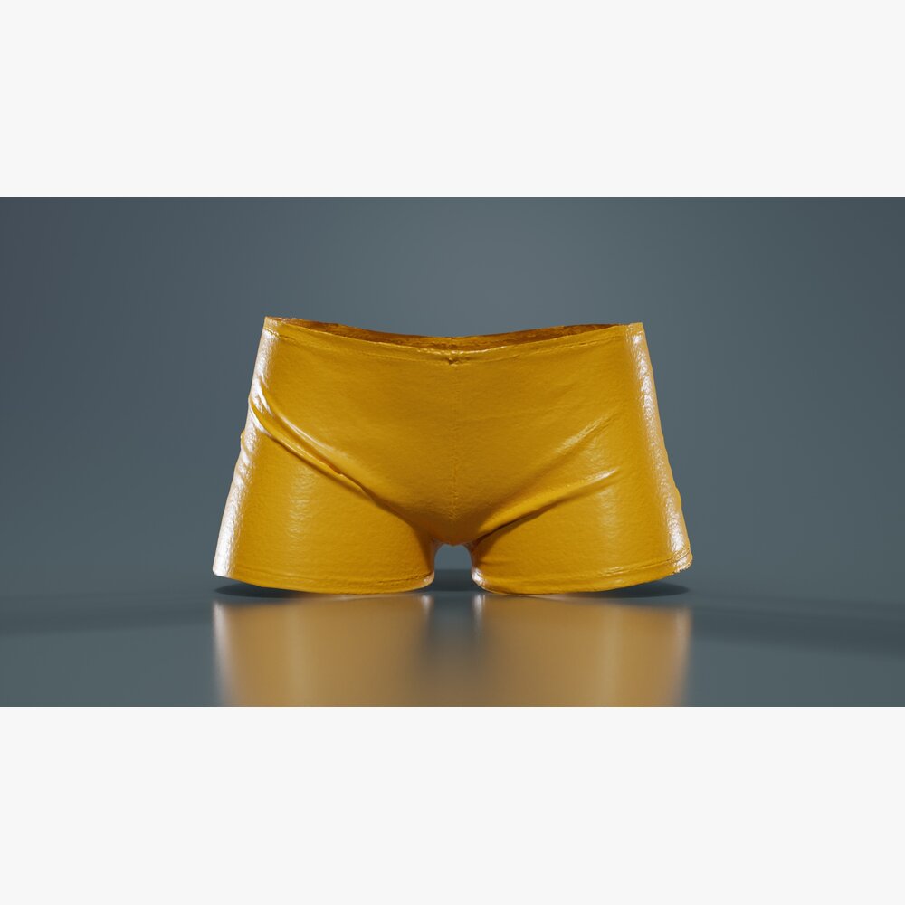Metallic Easy Shorts 3D model - Download Trousers on 3DModels.org