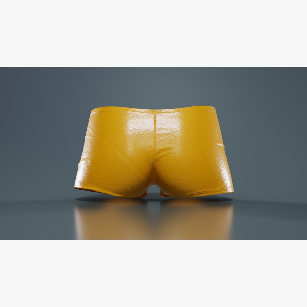 Metallic Easy Shorts 3D model - Download Trousers on 3DModels.org
