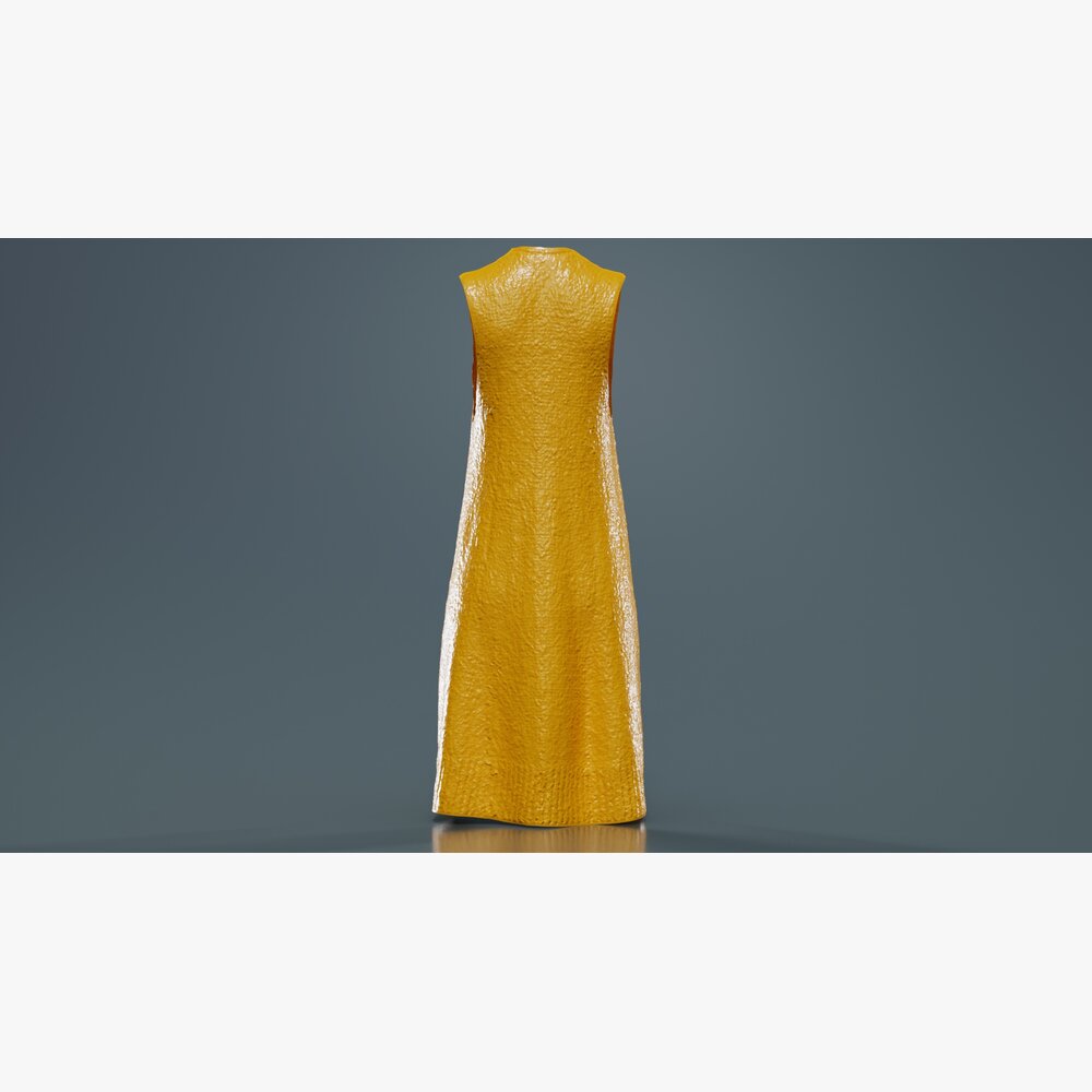 Pink Knit Wool Dress 3D model - Download Dresses on 3DModels.org