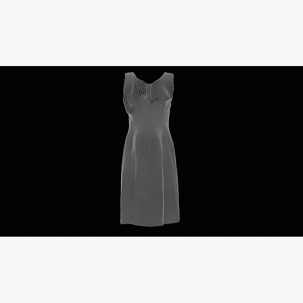 Shiny Pink Flower Dress 3D model - Download Dresses on 3DModels.org