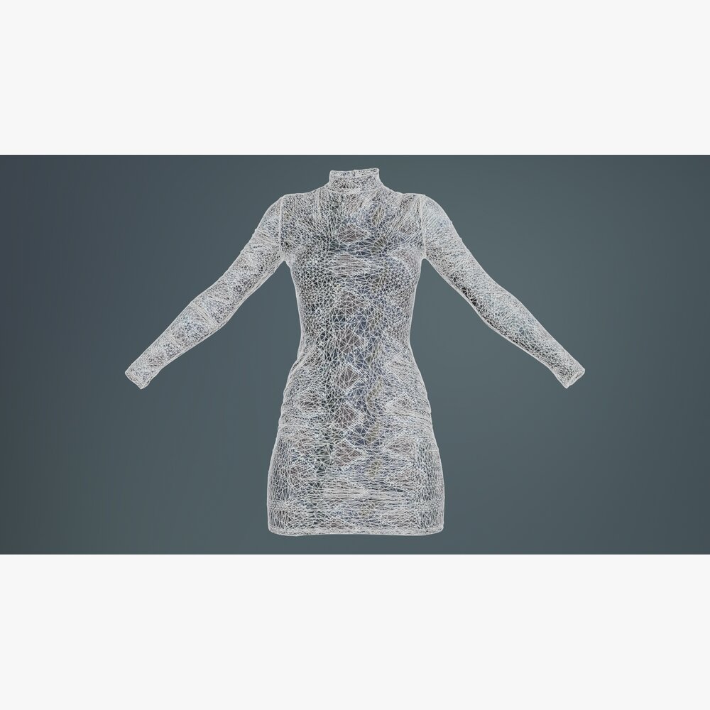 Snake Dress 3D model - Download Dresses on 3DModels.org