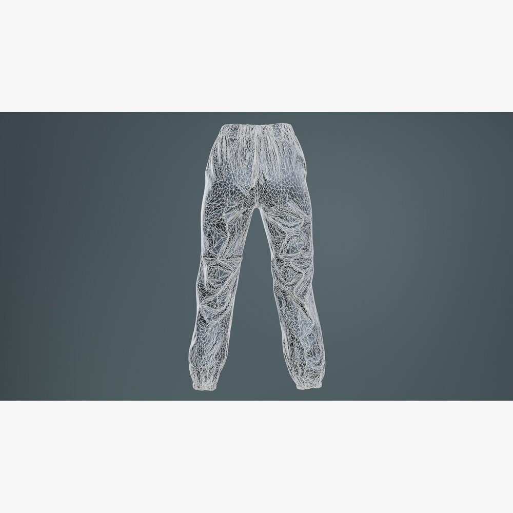 Comfy Leather Trousers 3D model - Download Trousers on 3DModels.org