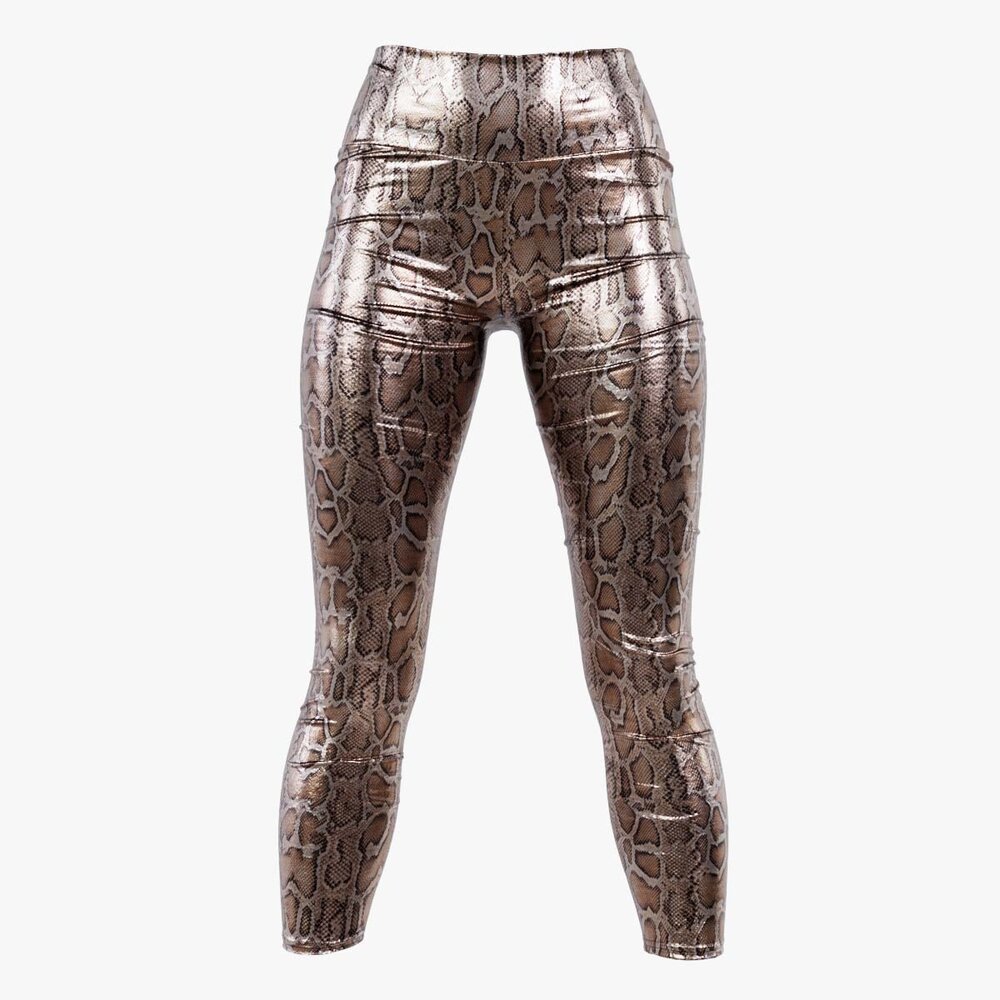 Metallic Snake Leggings 3D model - Download Trousers on 3DModels.org