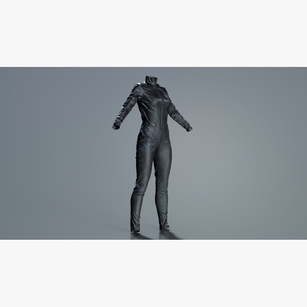 Shiny Detailed Catsuit 3D model - Download Suits on 3DModels.org
