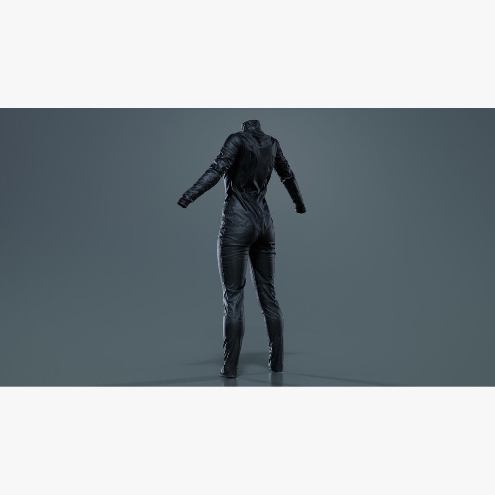 Shiny Detailed Catsuit 3D model - Download Suits on 3DModels.org