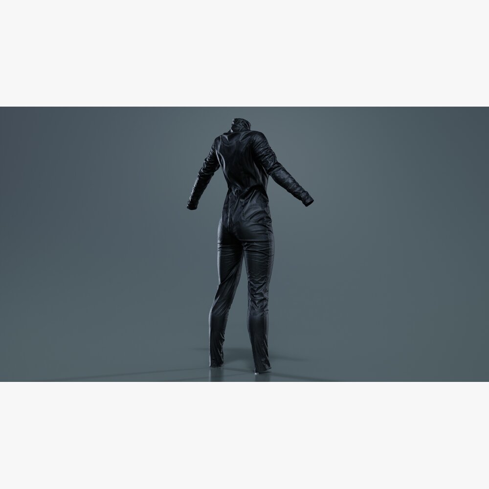 Shiny Detailed Catsuit 3D model - Download Suits on 3DModels.org