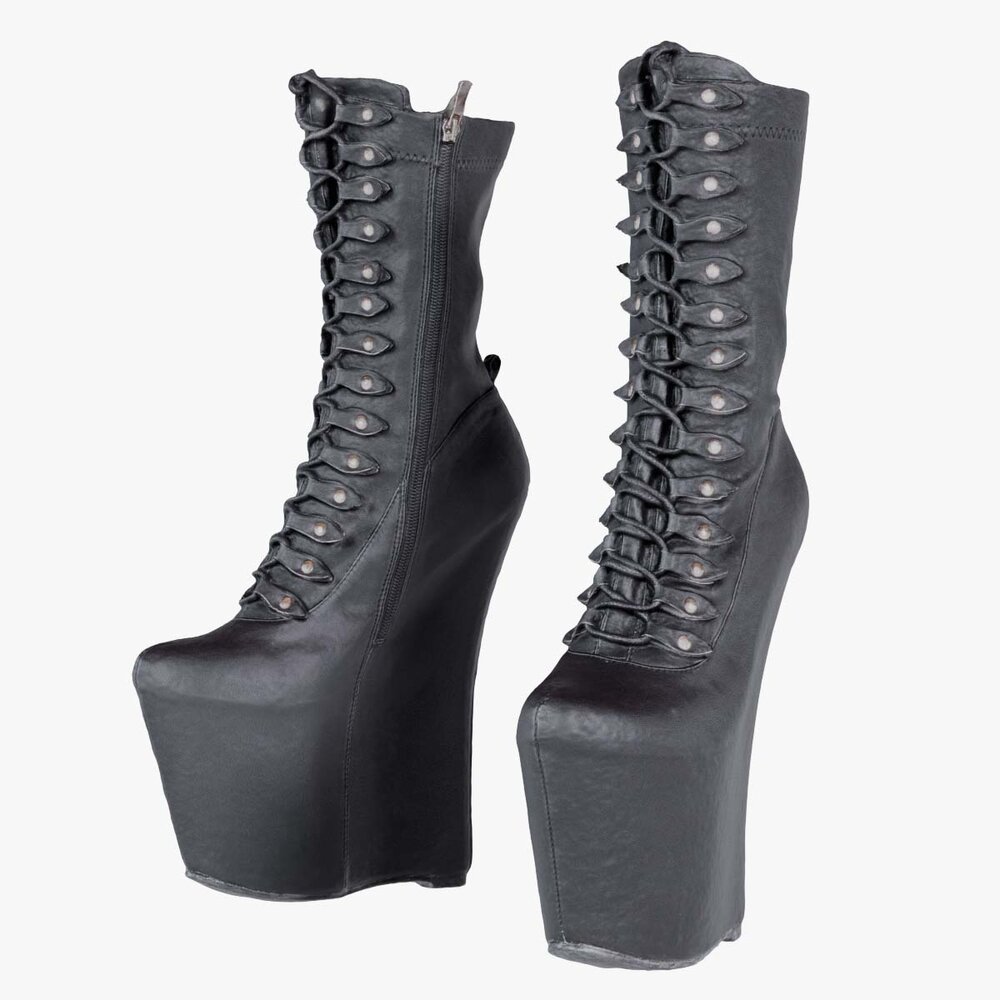 Tall Fetish Platform Boots 3D model - Download Shoes on 3DModels.org