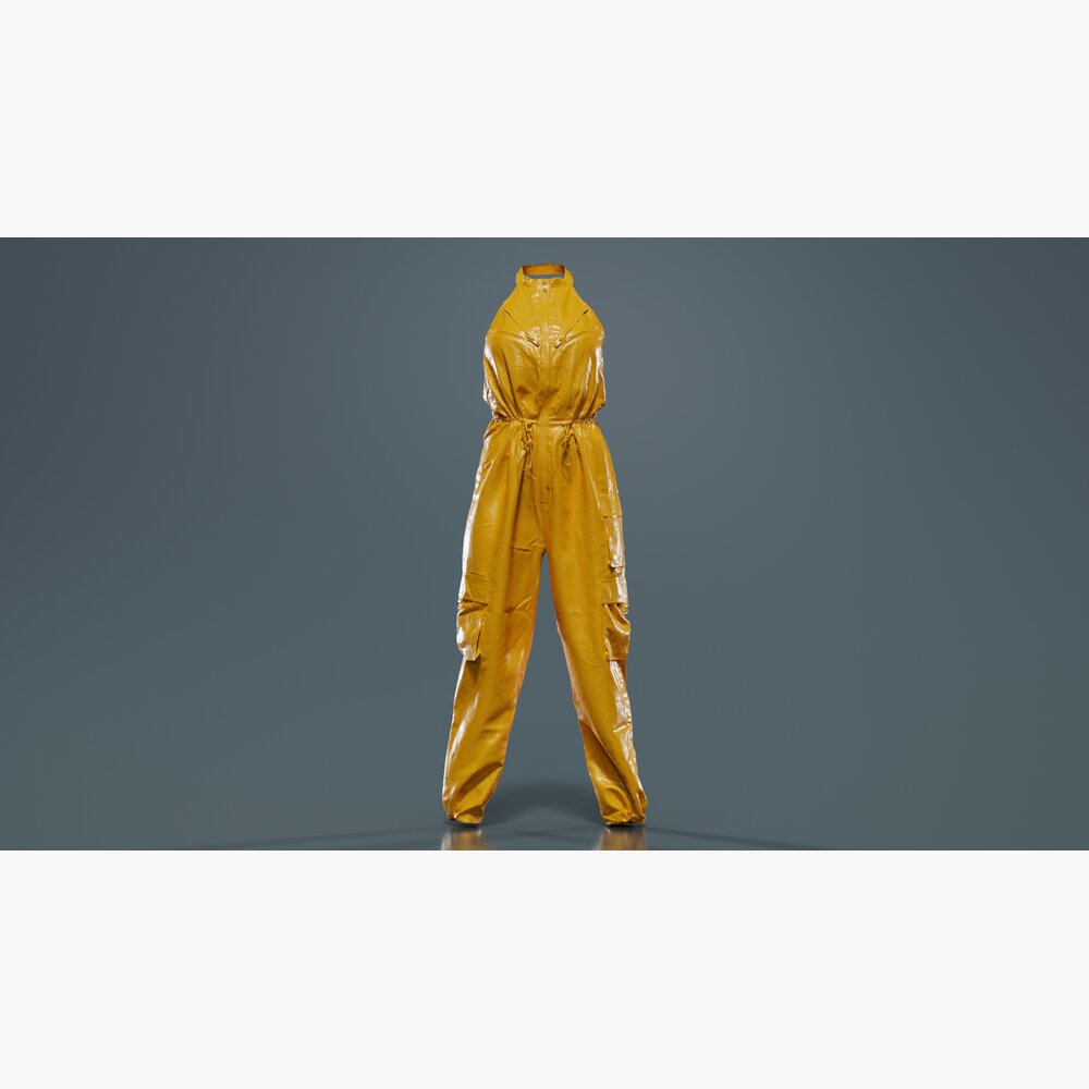 Zippered Jumpsuit 3D model - Download Suits on 3DModels.org