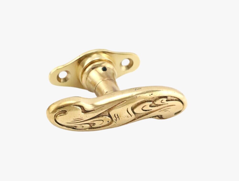 Art Nouveau Brass Window Handle 3D model - 3DModels.org