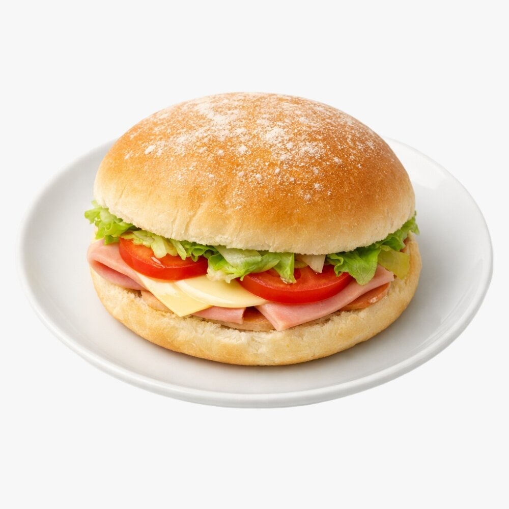 Barm Cake 3D model - 3DModels.org
