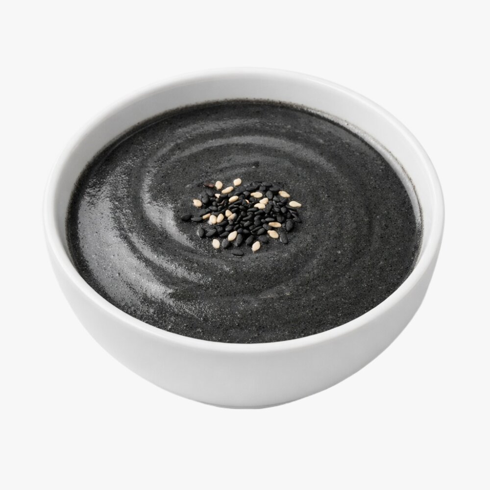Black Sesame Soup 3D model - 3DModels.org