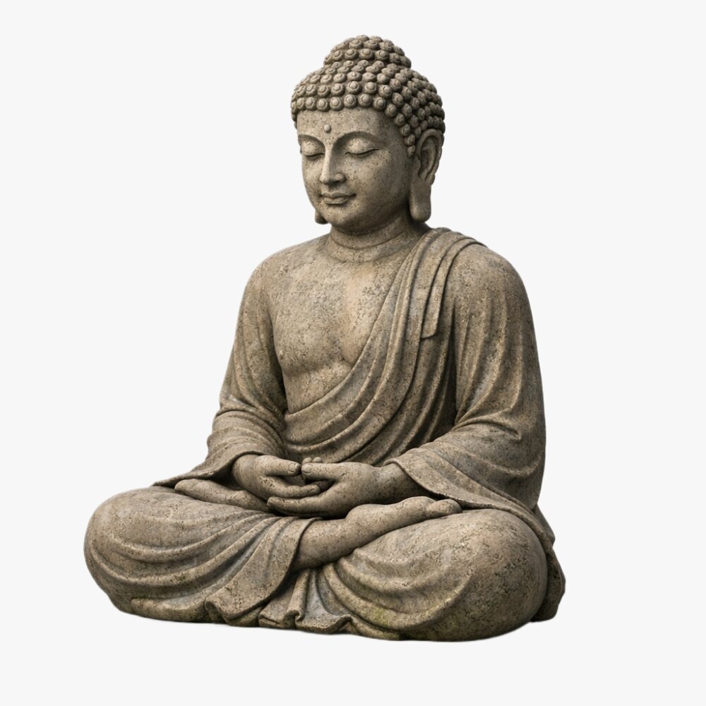 Mô hình 3D Tượng Phật cho Vườn - 3DModels.org