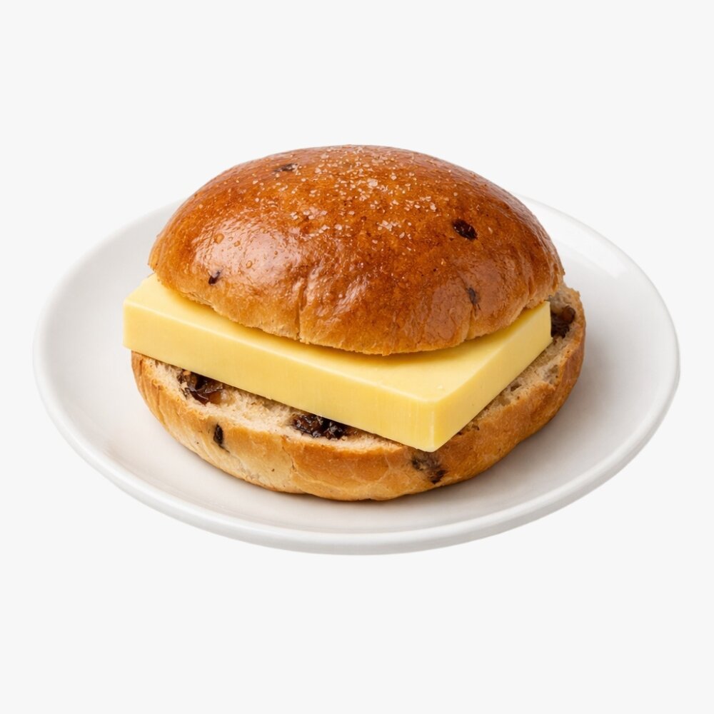 Bun And Cheese 3D model - 3DModels.org