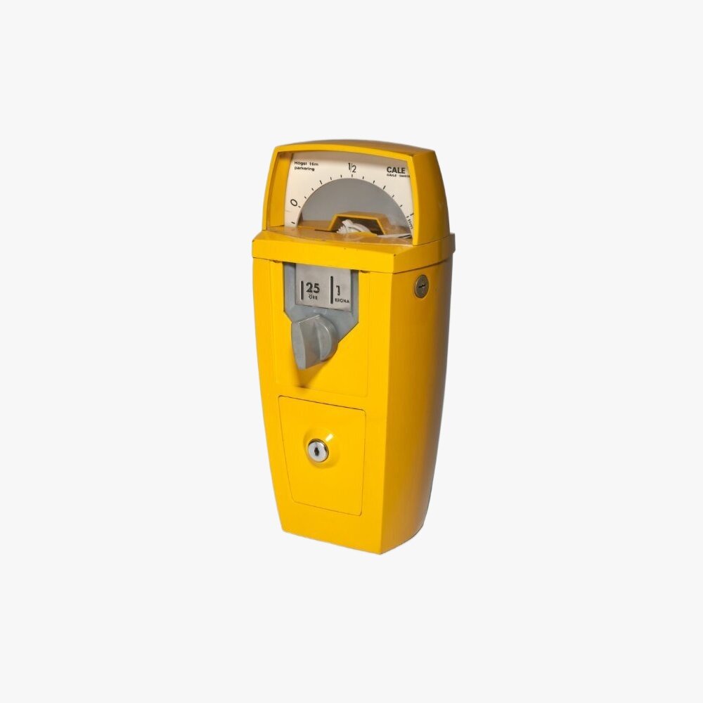 Cale WebTerminal Parking Meter 3D model - 3DModels.org