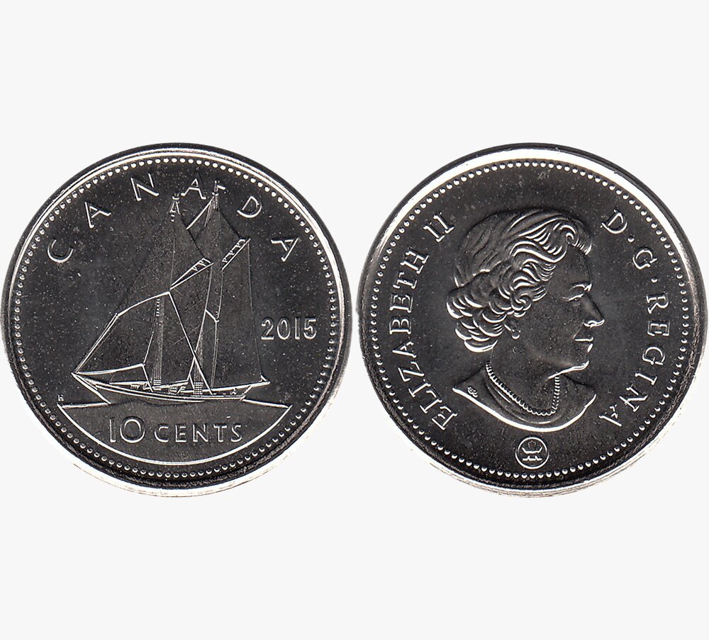 Sampung Sentimo Barya ng Canada 3D model - 3DModels.org