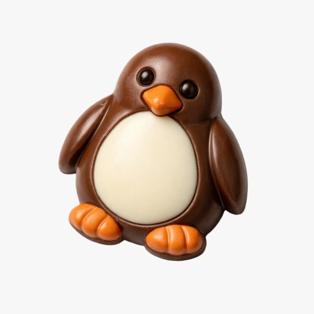 Chocolate Penguin 3D model - 3DModels.org